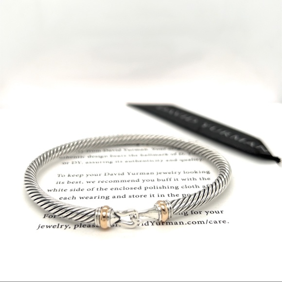 David Yurman | Jewelry | David Yurman 4 Mm Dy Cable Classic Buckle ...